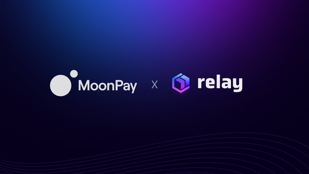 Relay Integrates MoonPay for Instant Fiat-to-Crypto Transactions