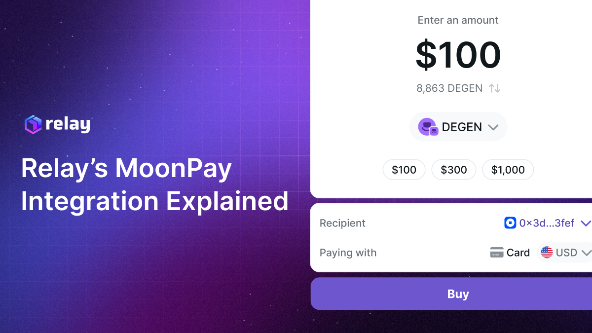 How Fiat Onramps Are Revolutionizing Cross-Chain Transactions: Relay’s ...